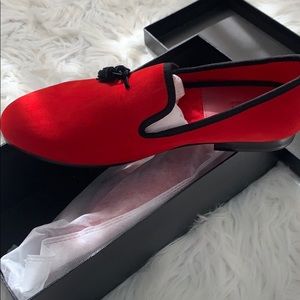 Shoes | Men Red New Velvet Shoes | Poshmark